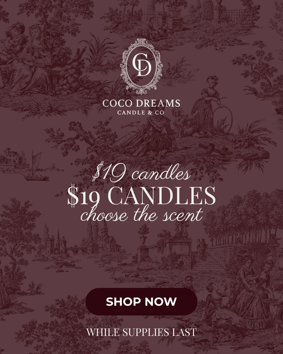 $19 DOLLAR CANDLES – Coco Dreams Candle & Co LLC